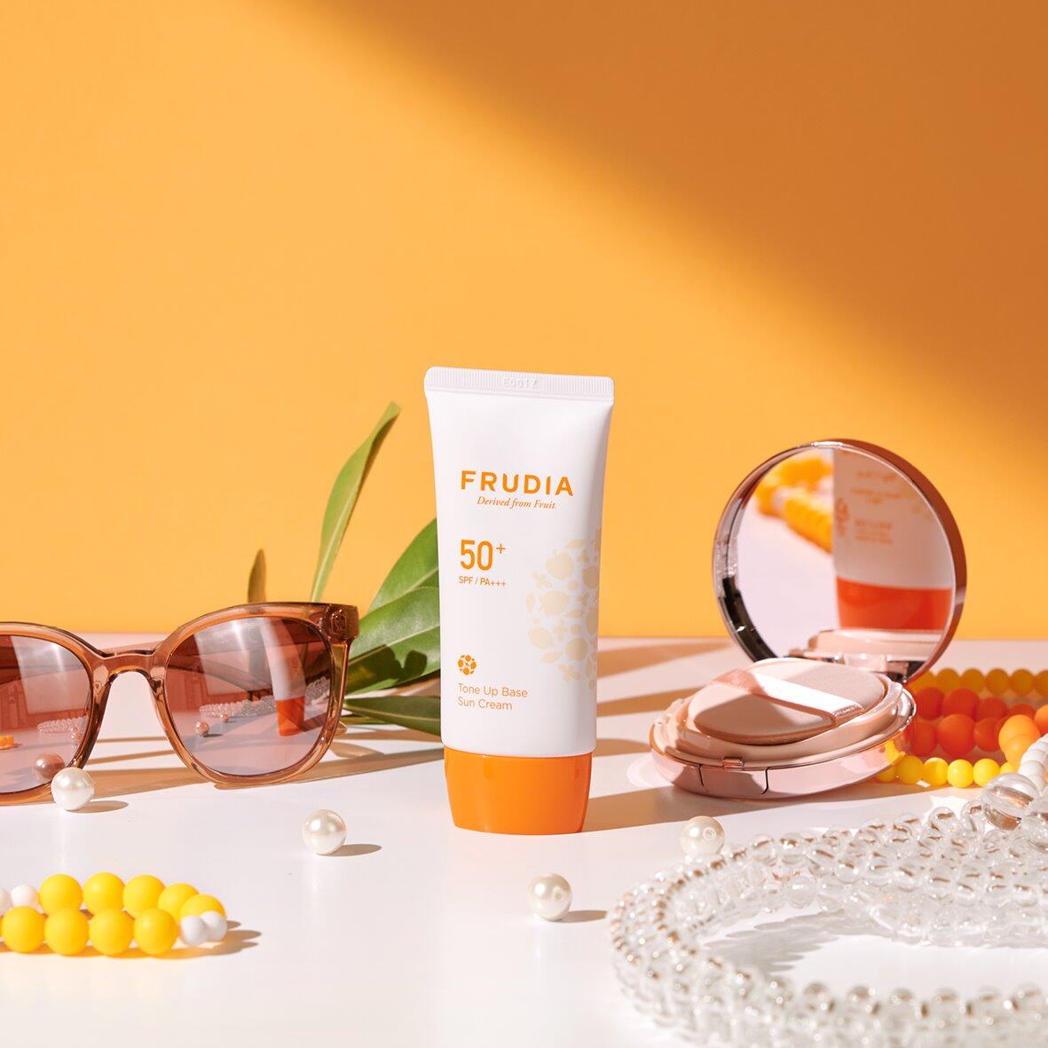 FRUDIA Brightening Tone-Up Base Sun Cream SPF50+ 50g | DODO SKIN – DODOSKIN