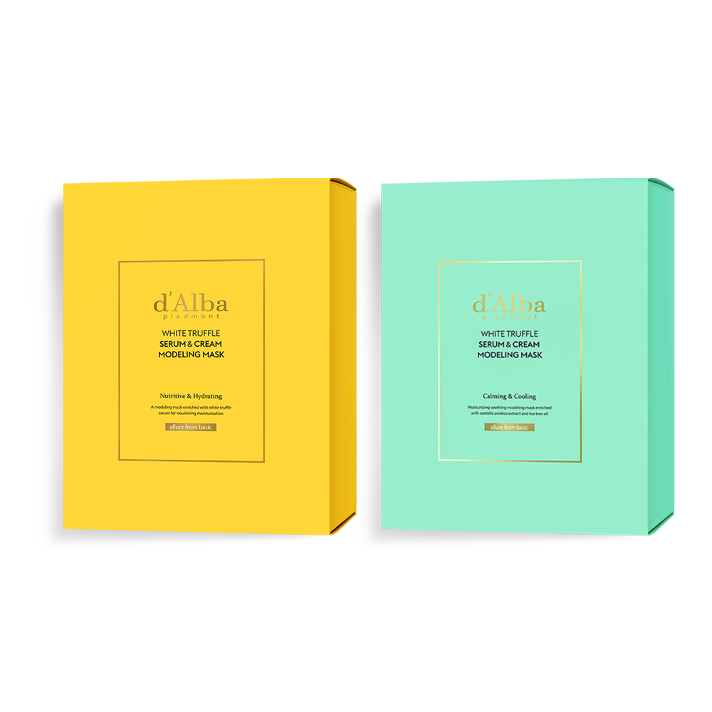 d'Alba White Truffle Serum & Cream Modeling Mask 66g*4ea | DODO SKIN ...
