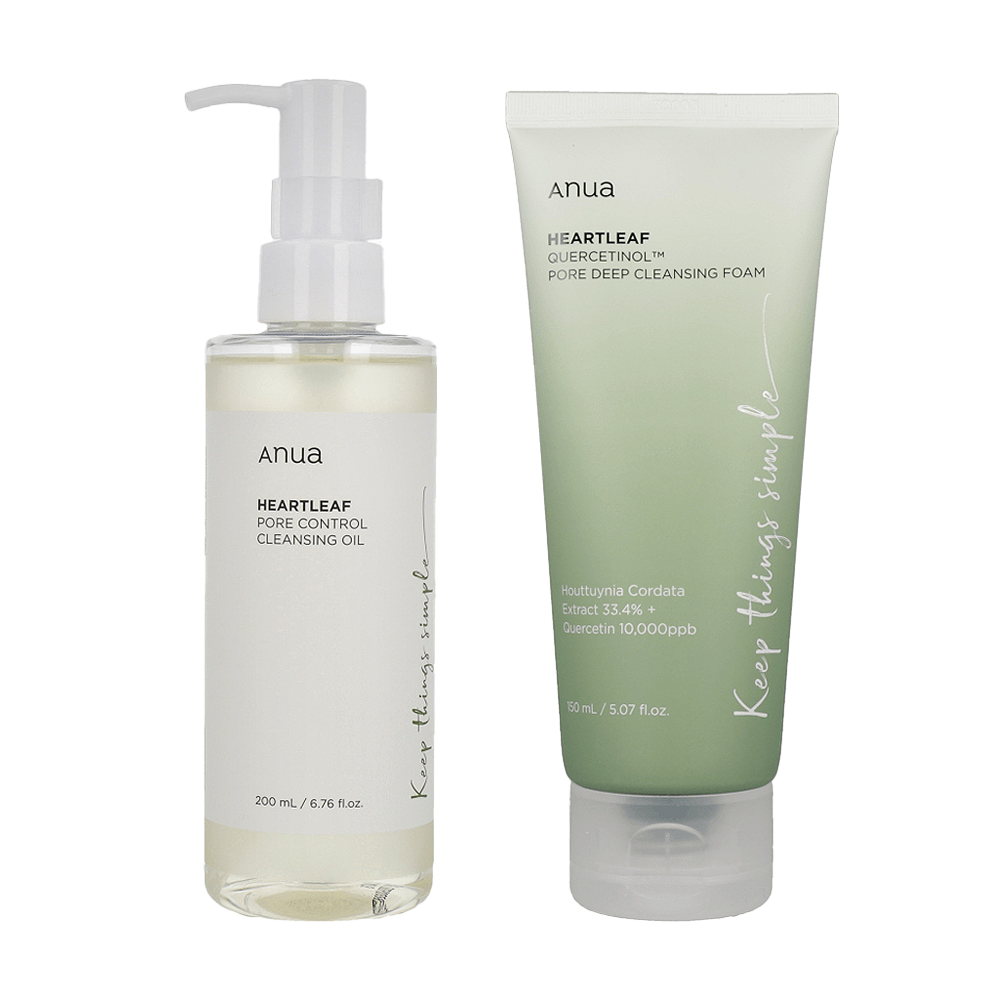Buy Korean Anua Cleansing SET (Cleansing Oil+Foam) Online | DODOSKIN