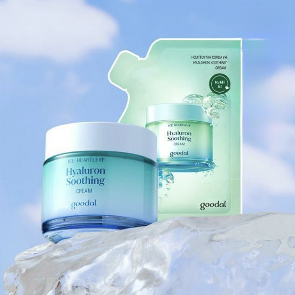 goodal Heartleaf Hyaluron Soothing Cream 75ml Refill Set | DODO SKIN ...