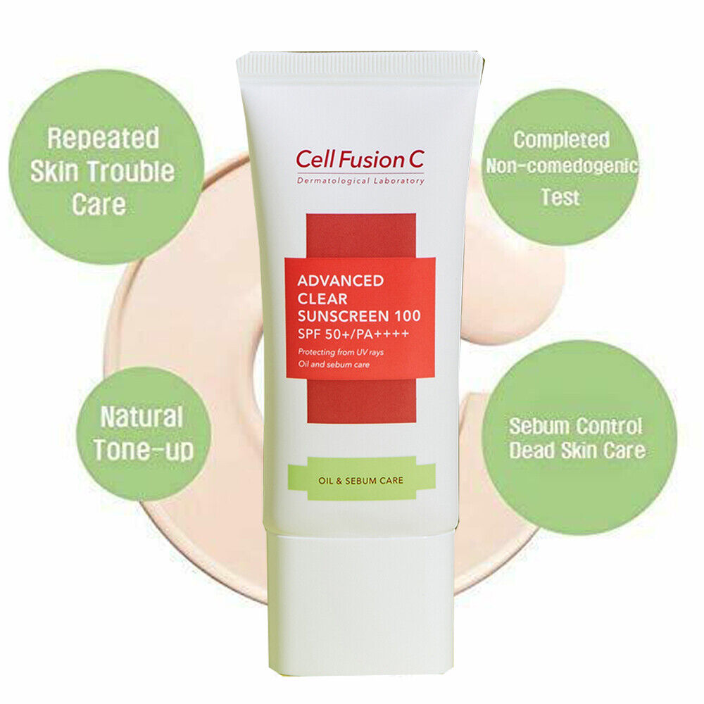 Buy Korean Cell Fusion C Advanced Clear Sunscreen 100 SPF 50+ PA++++ 50ml Online | DODOSKIN