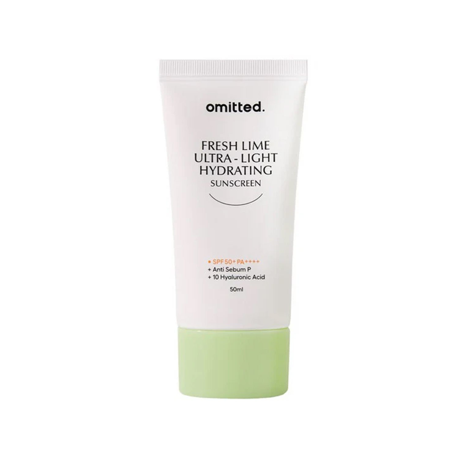 omitted Fresh Lime Ultra-Light Hydrating Sunscreen 50ml | DODO SKIN ...
