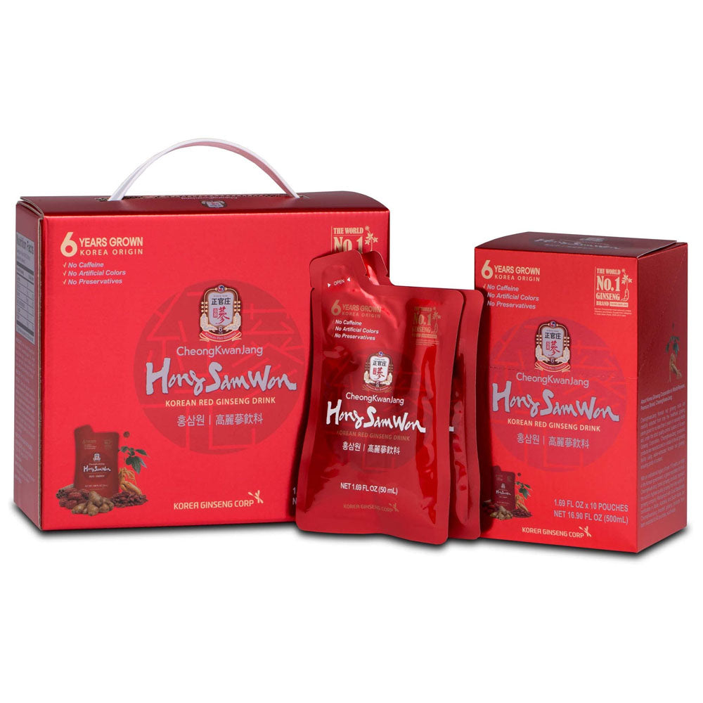 Jung Kwan Jang Hong Sam Won Pouch Korean Red Ginseng 1 box | DODOSKIN